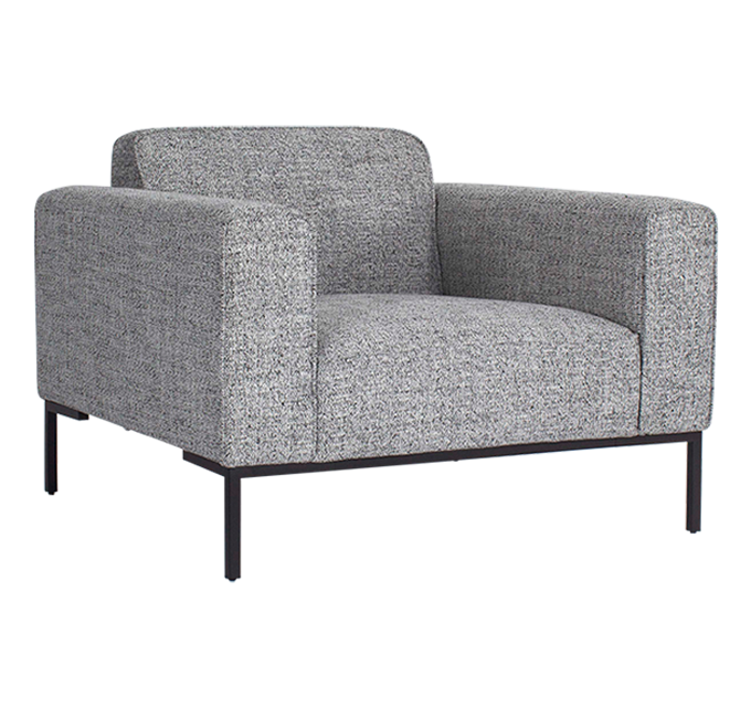 Isabelle Grey Armchair | Kingsley Interiors